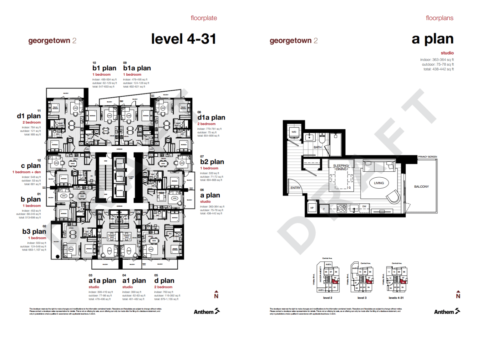 Georgetown 2 by Anthem, Surrey | Plans, Prices, Availability