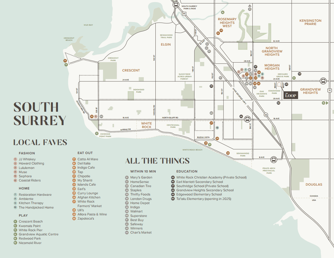 THE LOOP by Gramercy, South Surrey | Plans, Prices, Availability